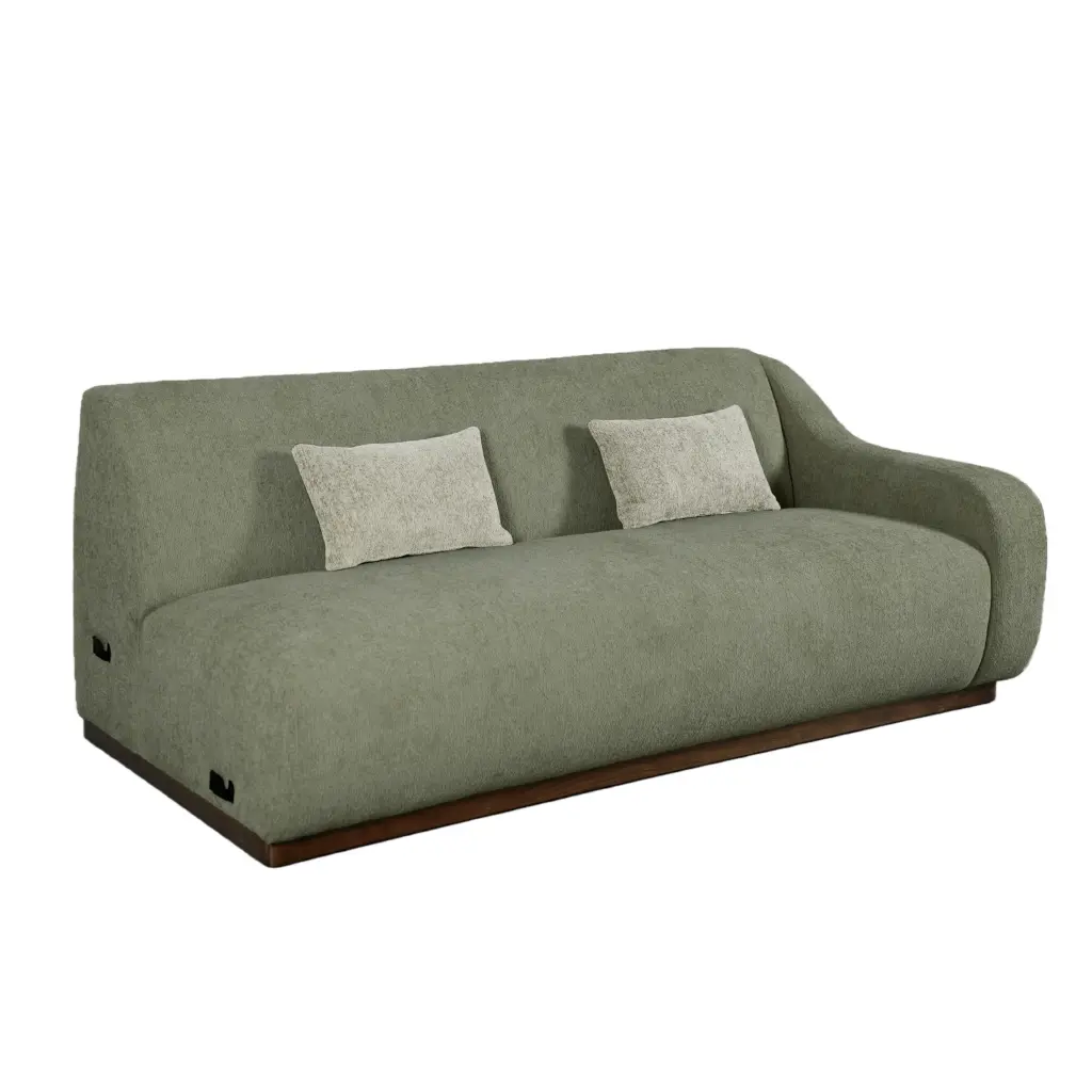 Nex Right Corner Sofa - Olive Green - United Furniture